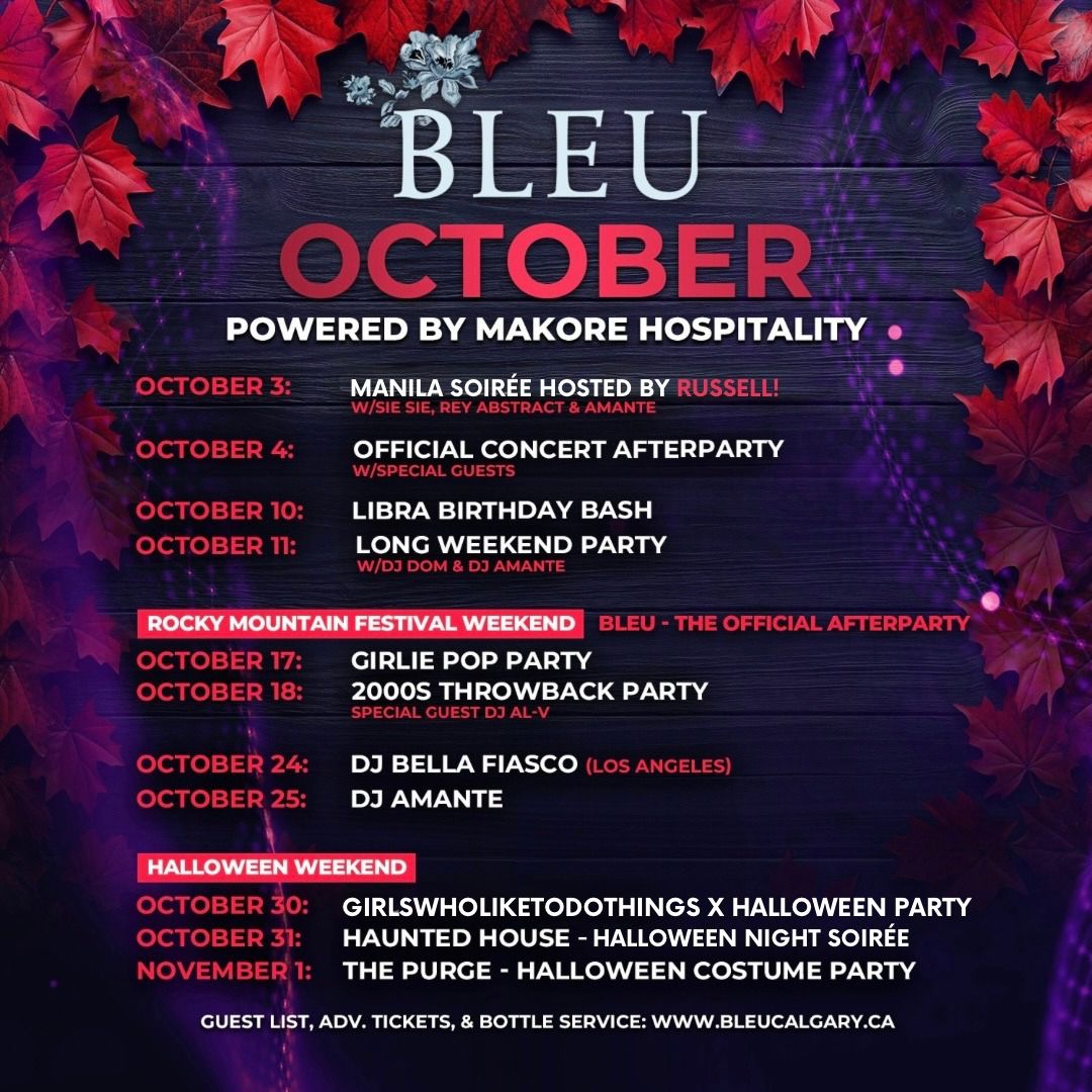 Bleu Calgary – La Vie En Bleu