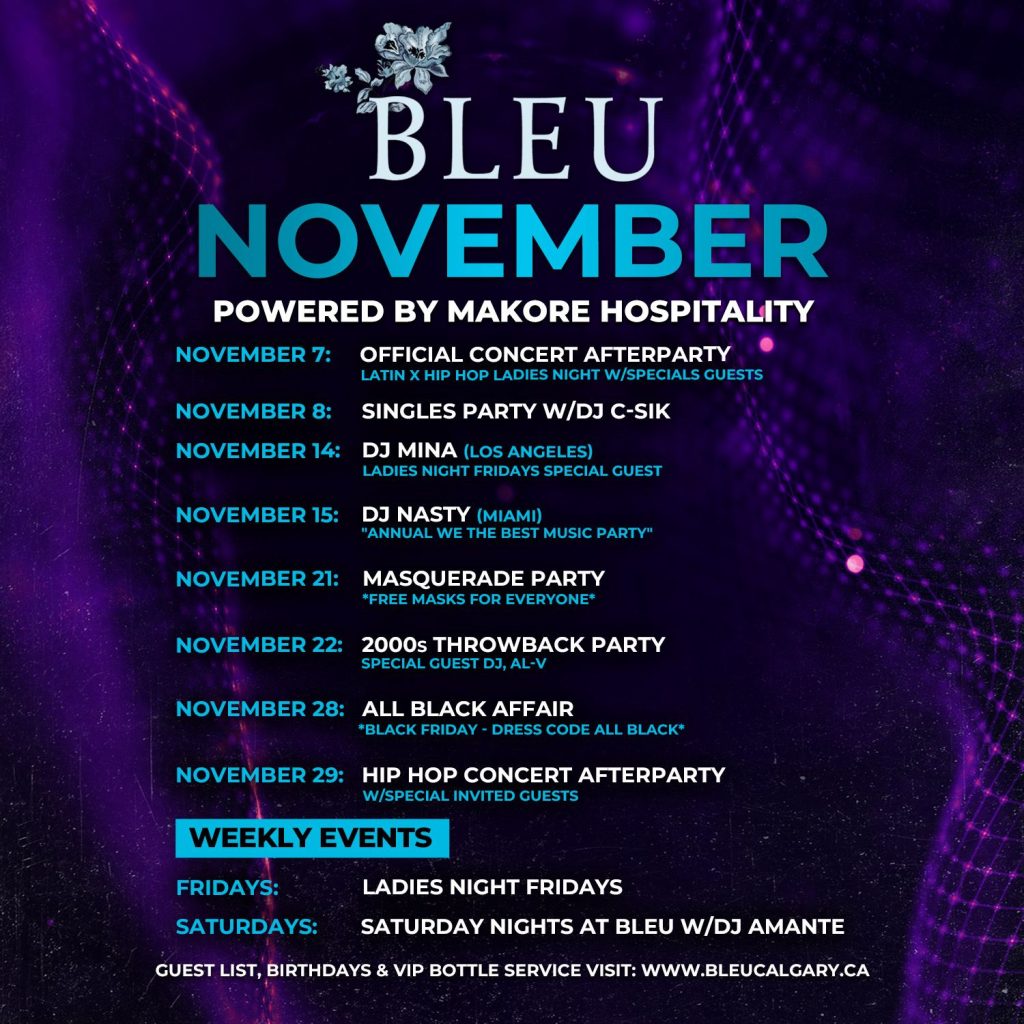 Bleu Calgary – La Vie En Bleu